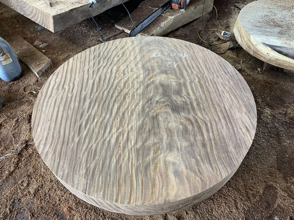 Mặt Bàn Tròn Gỗ Gõ Đường Kính 160 Dày 18 (cm) | Gỗ Đỉnh